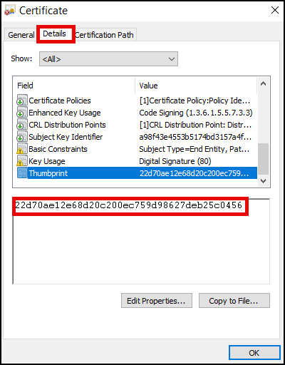 Using Your Code Signing Certificate